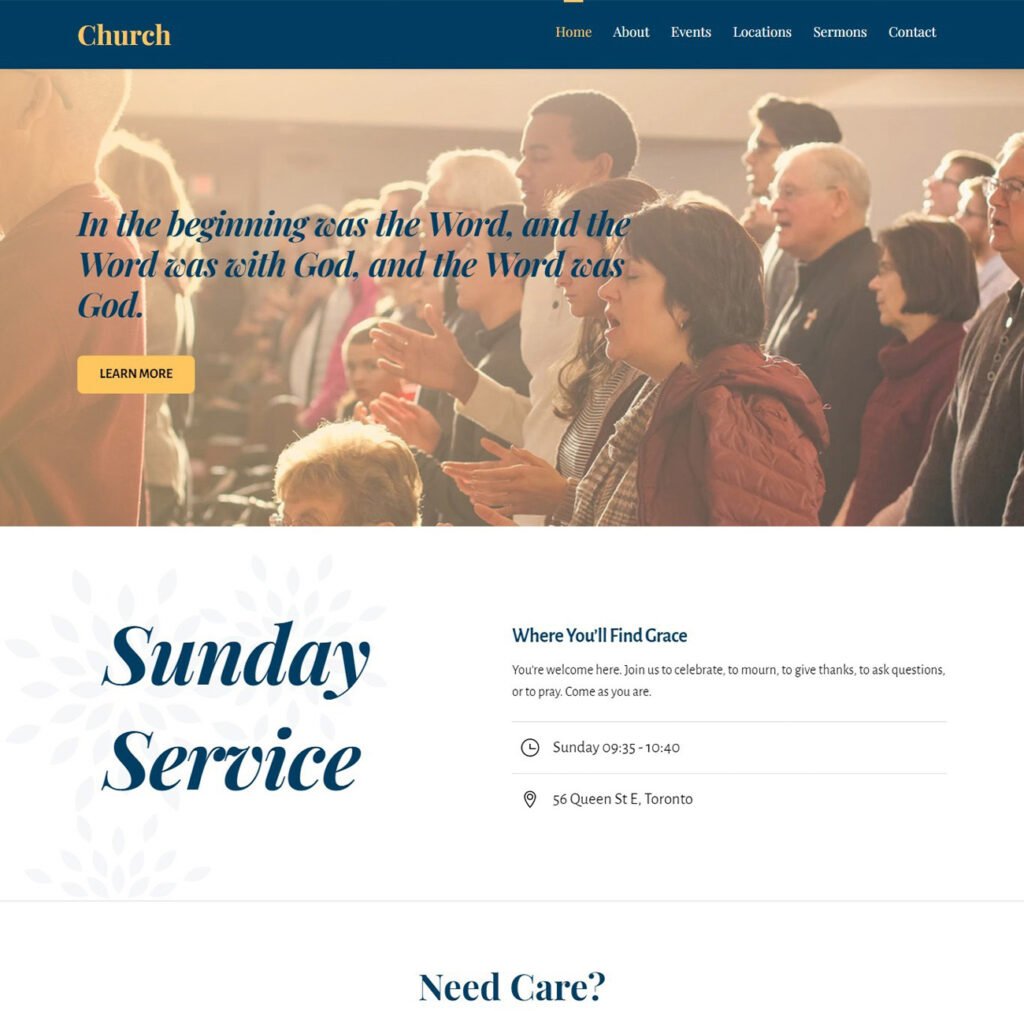 Religious WordPress Themes | WordPress Church Theme